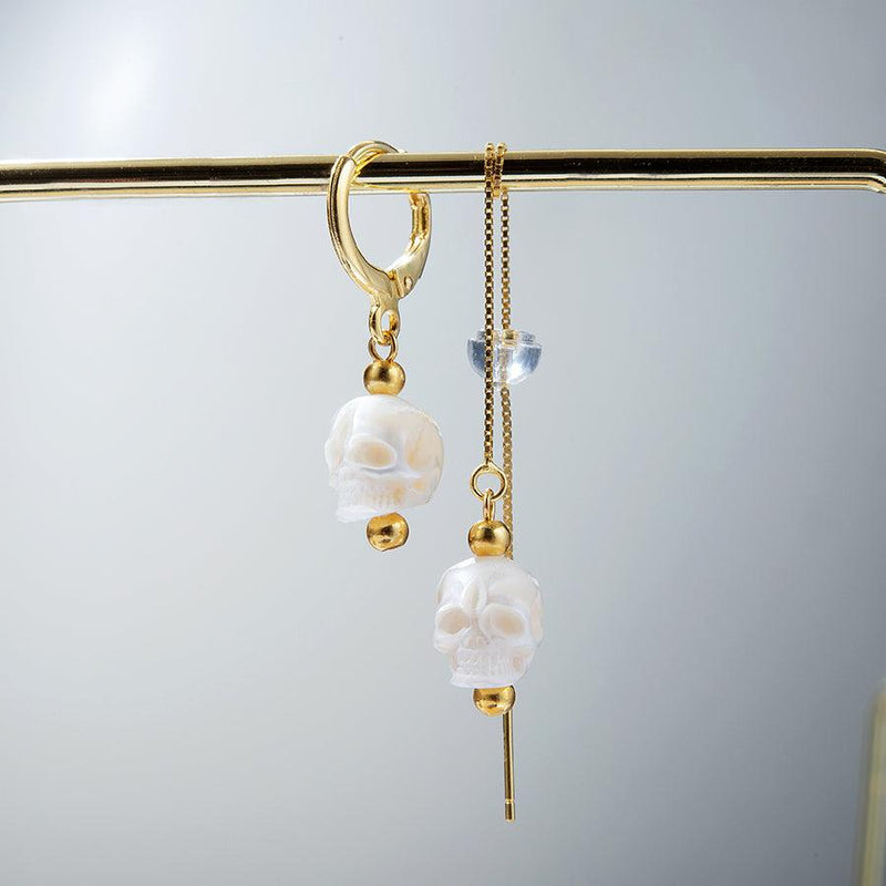 Simple Hoop Clasp & Threader Earrings-Belle Juri